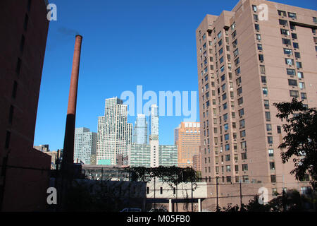 A view of the Brooklyn Hospital Center in Brooklyn, New York USA during ...