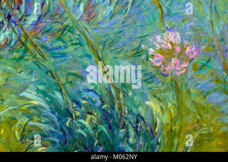 Detail, Agapanthus, Claude Monet, 1914-1926 Stock Photo - Alamy