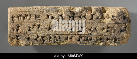 The brick with the inscription of Ashurnasirpal II is an artifact from ...
