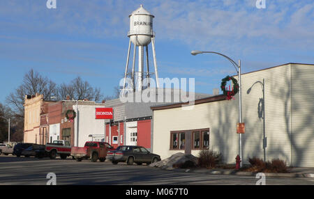Brainard, Nebraska downtown 3 Stock Photo - Alamy