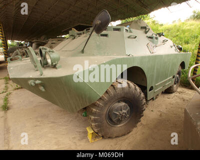 The BRDM-2 is a Soviet-designed amphibious armored reconnaissance ...