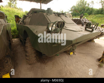 The BRDM-2 is a Soviet-designed amphibious armored reconnaissance ...
