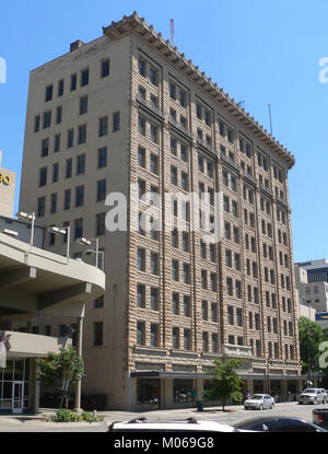 The Burr Block in Lincoln, Nebraska, from Southwest 2, is a historic ...