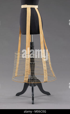 This cage crinoline, part of the MET collection (CI41.110.317 F), is a ...