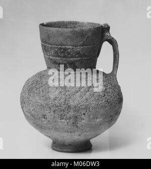 This ceramic jar illustrates historical pottery craftsmanship ...