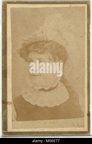 A promotional card featuring Minnie Palmer from the Actresses and ...