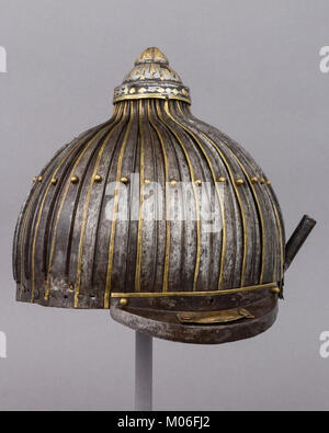 This multi-plate helmet, composed of thirty-two lames, is a prime ...
