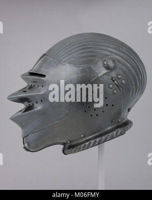 Armet, a medieval and Renaissance helmet, designed for combat ...