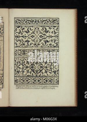 A 'Livre de Moresques' page with detailed Islamic-inspired designs ...