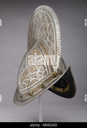 This 16th-century Morion helmet served as protective armor in battle ...