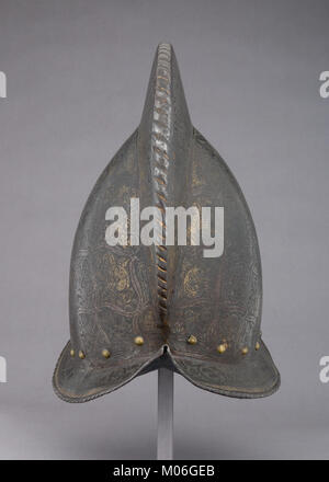 The morion is a type of helmet from the 16th century, featuring a ...