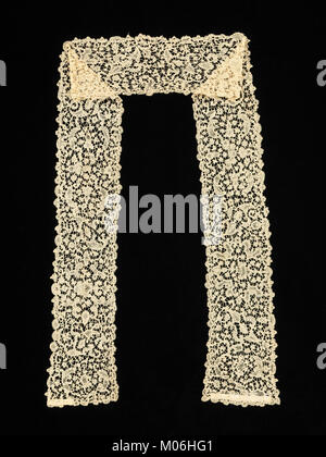 This lappet, a type of decorative headpiece, reflects the cultural ...