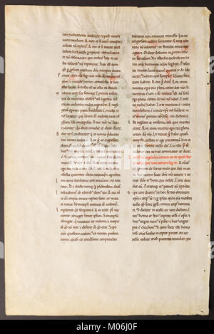Leaf from a Beatus manuscript depicting the opening of the Fifth Seal ...