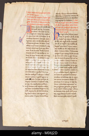 Leaf from the Beatus Manuscript depicting Christ in Majesty with angels ...