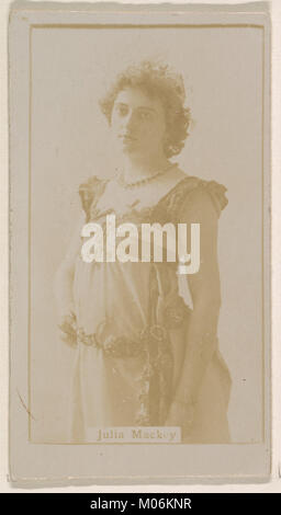 Julia Mackey, from the Actresses series (N245) issued by Kinney ...
