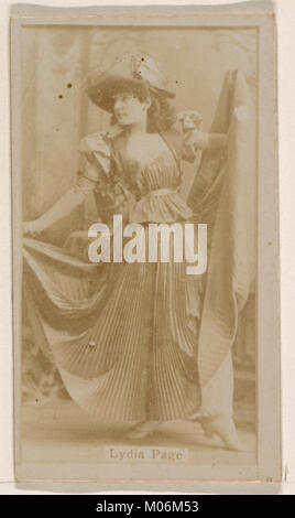 Lydia Page, from the Actresses series (N245) issued by Kinney Brothers ...
