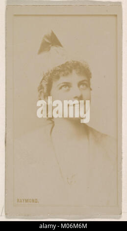 Cigarette card of Miss Raymond from the Actresses series by Kinney ...