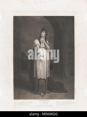 This scene from Shakespeare's 'Macbeth' depicts Lady Macbeth and ...