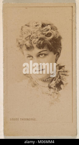 Louise Thorndyke, from the Actresses series (N245) issued by Kinney ...