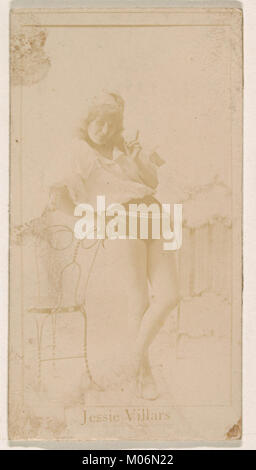 Jessie Villars, from the Actresses series (N245) issued by Kinney ...