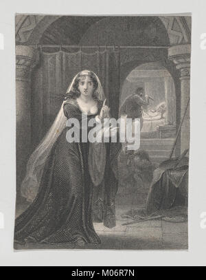 Lady Macbeth, Act 1, Scene 5, scene from “The Tragedy of Macbeth“ by ...