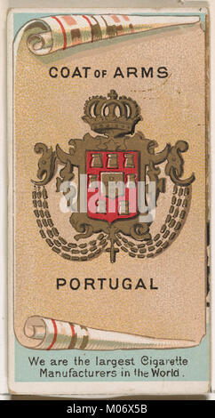 This card from the 'Rulers, Flags, and Coats of Arms' series depicts ...