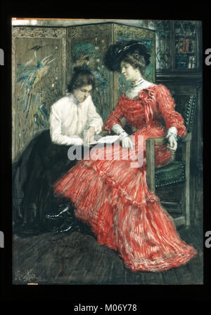 This portrait of Mrs. F. Luis Mora and her sister captures likeness ...