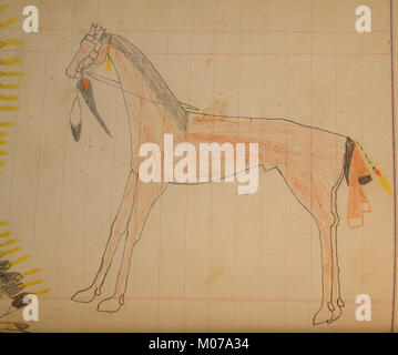 Ledger drawing illustrating documentation and artistic recording ...