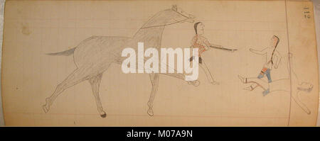 This ledger drawing is a detailed sketch from a historical ledger ...