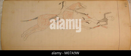 A ledger drawing, part of the Metropolitan Museum of Art's collection ...