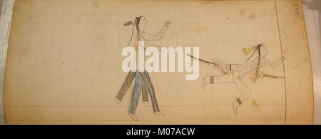 This ledger drawing from the MET collection depicts a detailed sketch ...