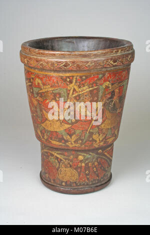 This kero, a type of ancient drinking vessel, was typically used in ...