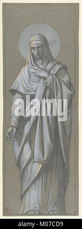 The 'Mater Dolorosa' depicts the sorrowful Virgin Mary, a common theme ...