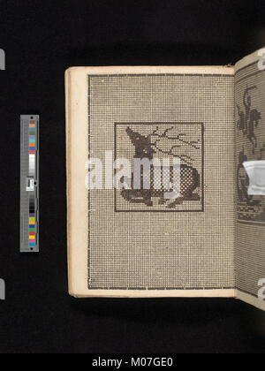This manuscript album features designs for lace and embroidery ...