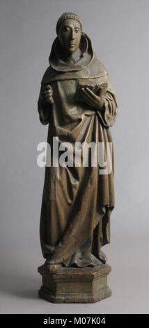 This artwork depicts a monastic saint, illustrating religious ...