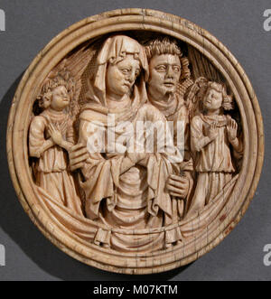 This decorative mirror from the MET collection has a frame with ...