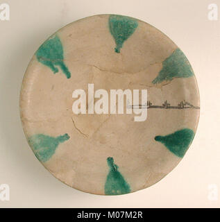 Imitation Green-Splashed Samarra Ware MET DP258994 Stock Photo - Alamy