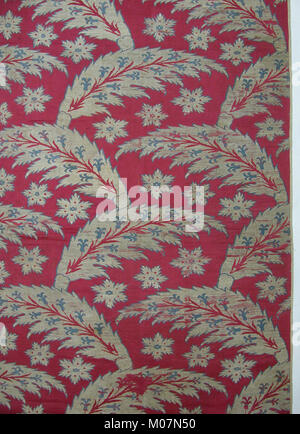 This loom width showcases a serrated leaf design, characteristic of ...