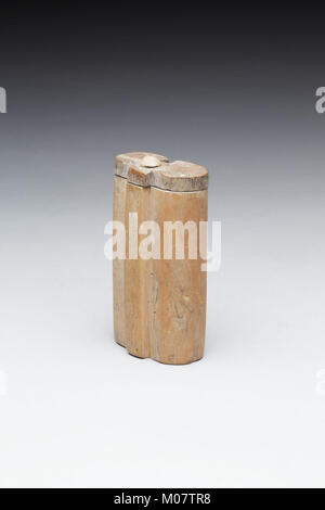 This kohl tube, used in ancient times for storing cosmetics, represents ...