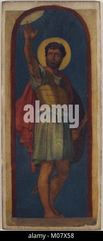 A depiction of Joshua, with the sun positioned at the upper left ...