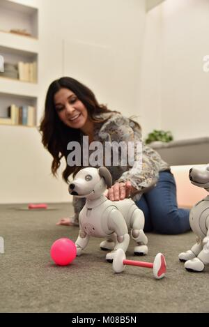Sony's new, cute, adorable and expensive Aibo robot dog showcased at ...