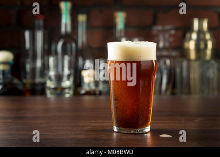 Refreshing Empty Beer Mug in a Bar Stock Photo - Alamy