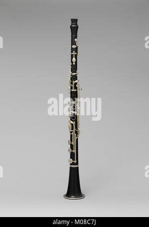 This oboe is a woodwind instrument with a double reed, producing a ...