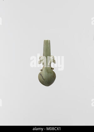 This kohl flask was used in the ancient practice of applying kohl to ...