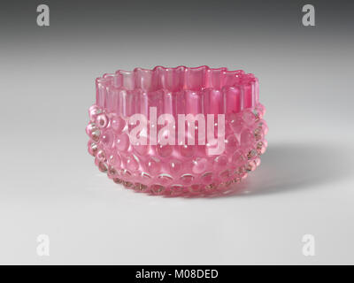 A hobnail finger bowl from the MET collection displaying intricate ...