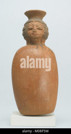 This jug is an example of ancient ceramic craftsmanship. Its form and ...