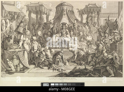 The 'Audience of the Chinese Emperor' is a historical depiction of the ...
