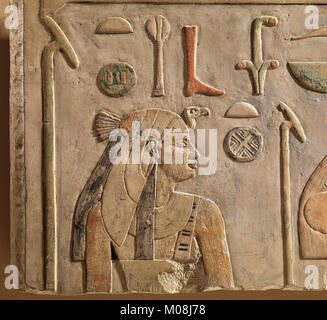 This lintel depicts Amenemhat I, an ancient Egyptian pharaoh ...