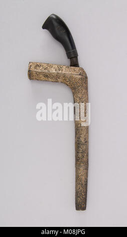 This knife is an example of functional and decorative metalwork, likely ...