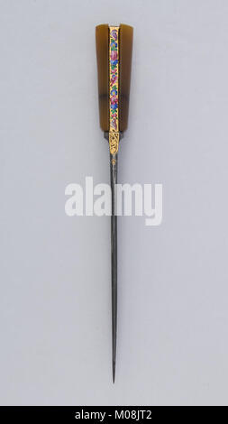 This Kard knife with a curved blade represents Persian weapon design ...
